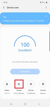 What is Device care and how do I use it? | Samsung UK
