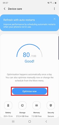 What is Device care and how do I use it? | Samsung UK