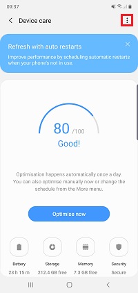 What is Device care and how do I use it? | Samsung UK