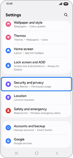 How to use security settings on your phone | Samsung UK