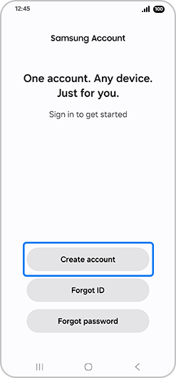 Samsung account sign-up and authentication procedures | Samsung UK