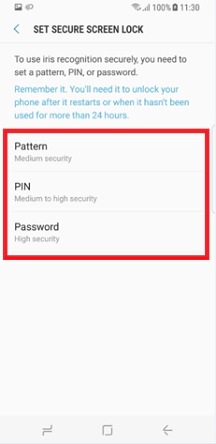 What lock methods can I use on my Samsung Galaxy device? | Samsung UK