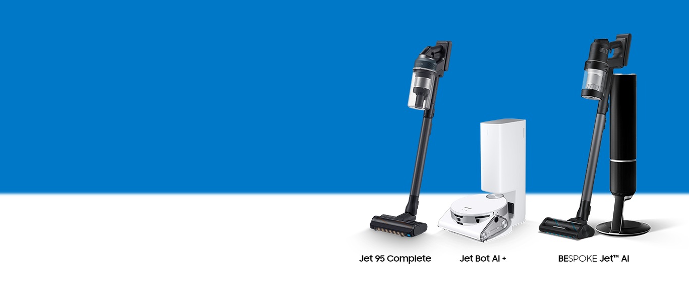 Vacuum Cleaner Range | Cordless Stick & Robot | Samsung UK