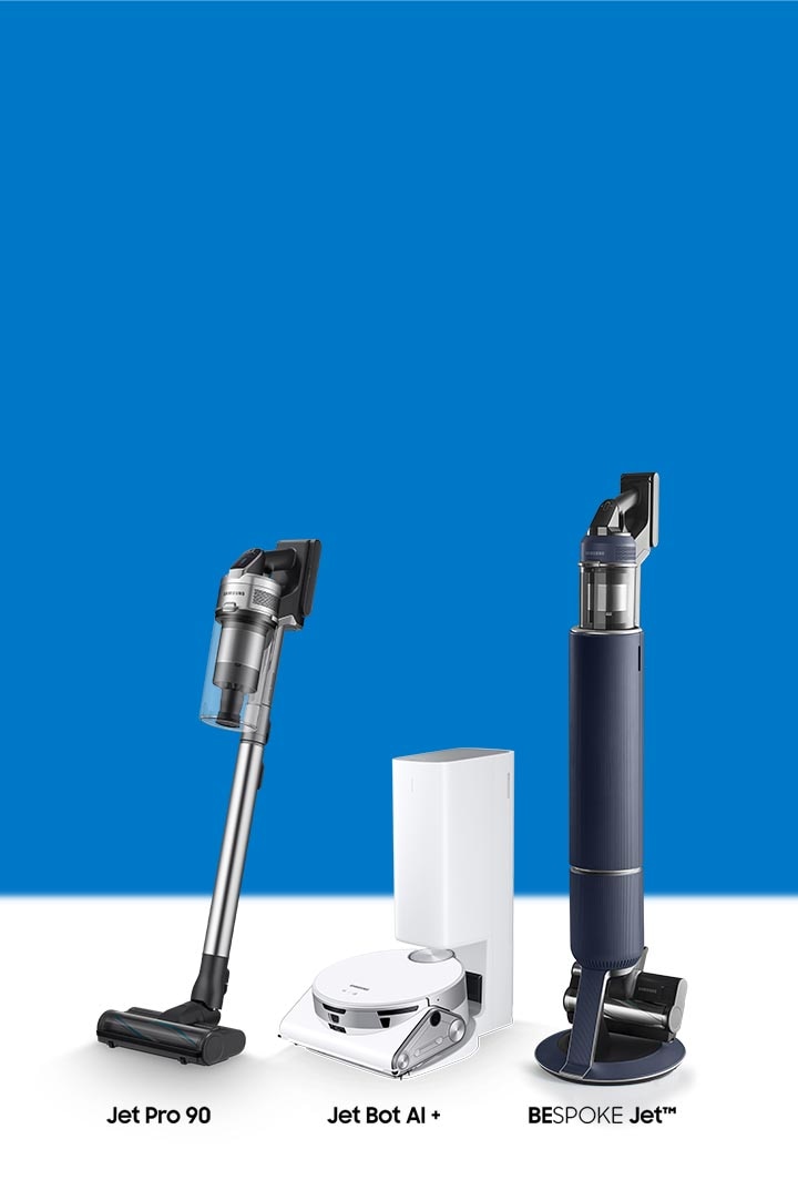 Vacuum Cleaner Range | Cordless Stick & Robot | Samsung UK