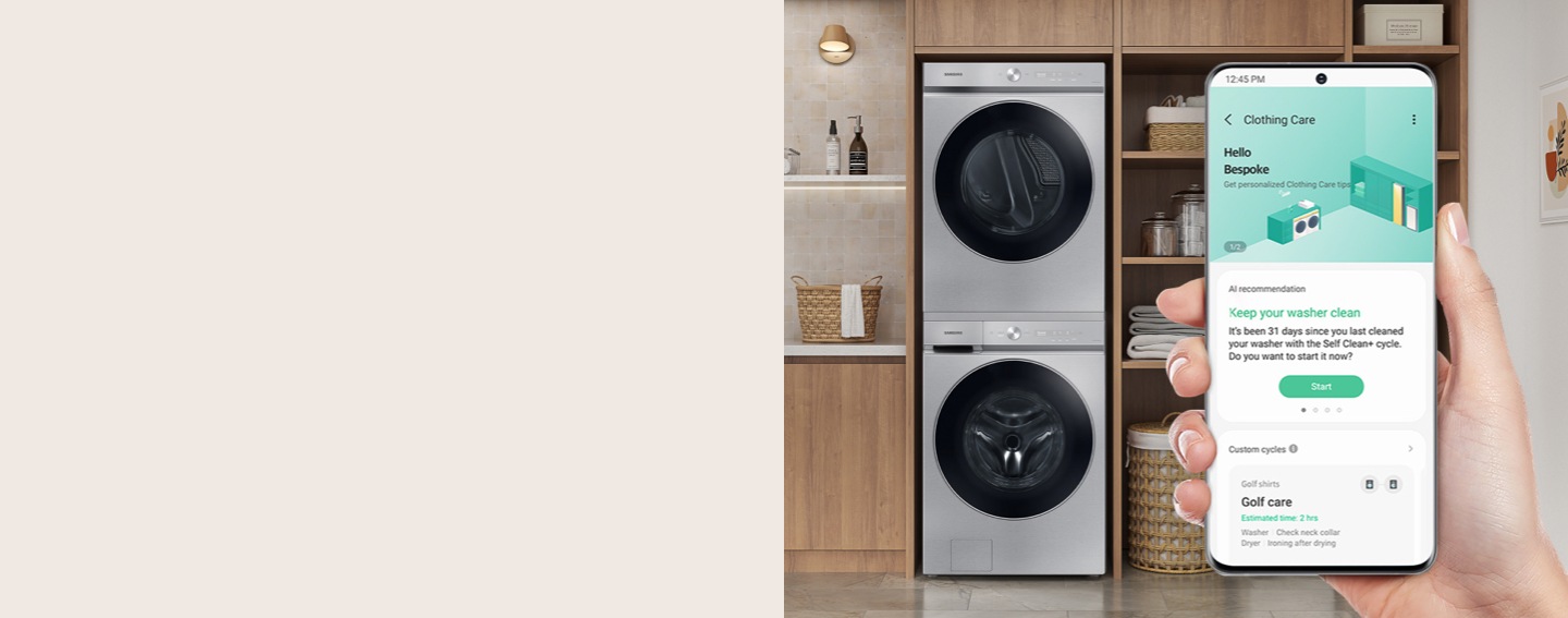 Bespoke Laundry | Custom Laundry Room Design | Samsung US
