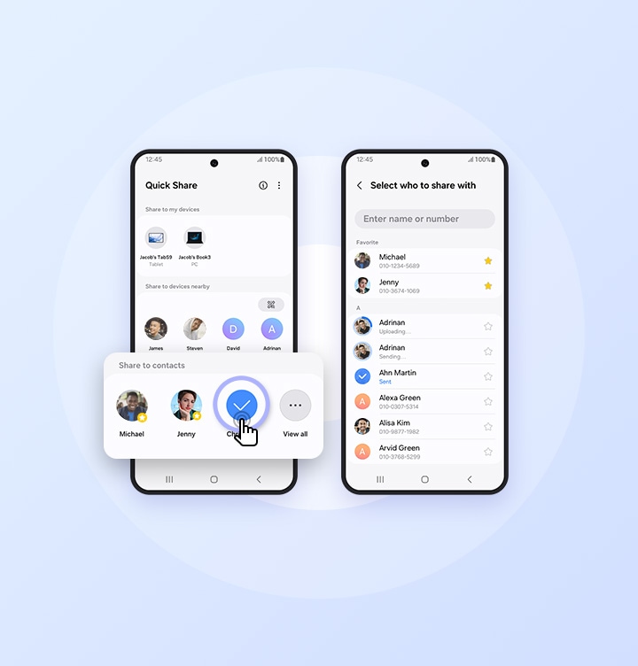 Quick Share | Apps & Services | Samsung US