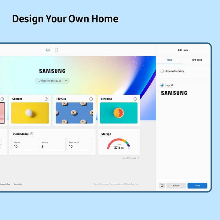 Samsung VXT - Digital Signage Solution | US