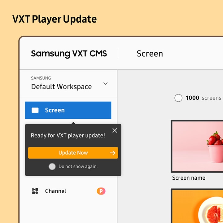 Samsung VXT - Digital Signage Solution | US
