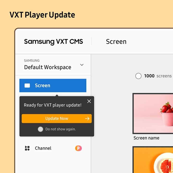 Samsung VXT - Digital Signage Solution | US