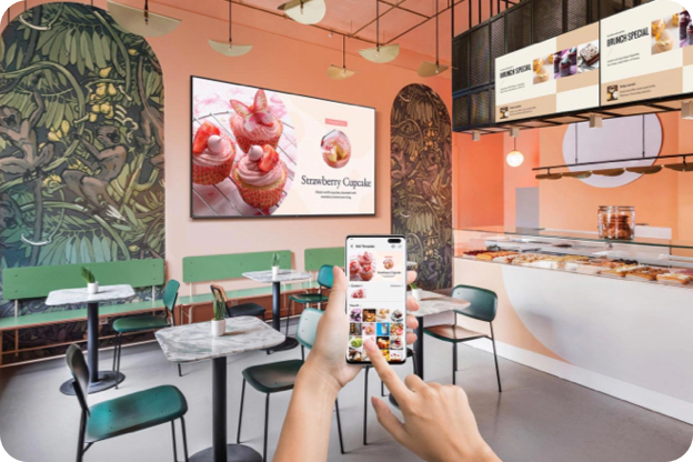 Quick-Service Restaurant Displays | Digital Signage Solutions | Samsung ...