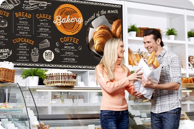Quick-Service Restaurant Displays | Digital Signage Solutions | Samsung ...