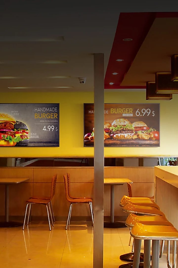 Quick-Service Restaurant Displays | Digital Signage Solutions | Samsung ...