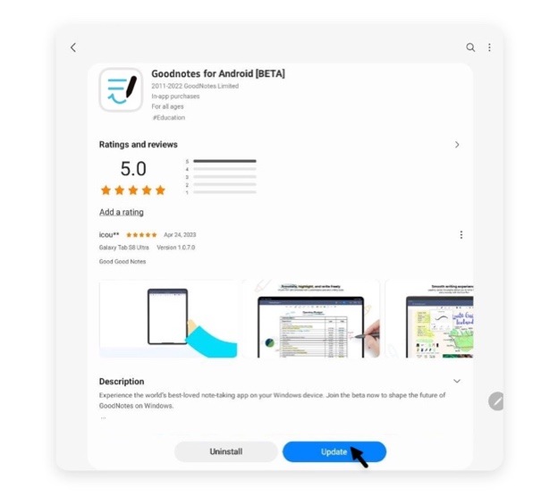 Get Goodnotes Free for 1 Year | Galaxy Offers | Samsung US