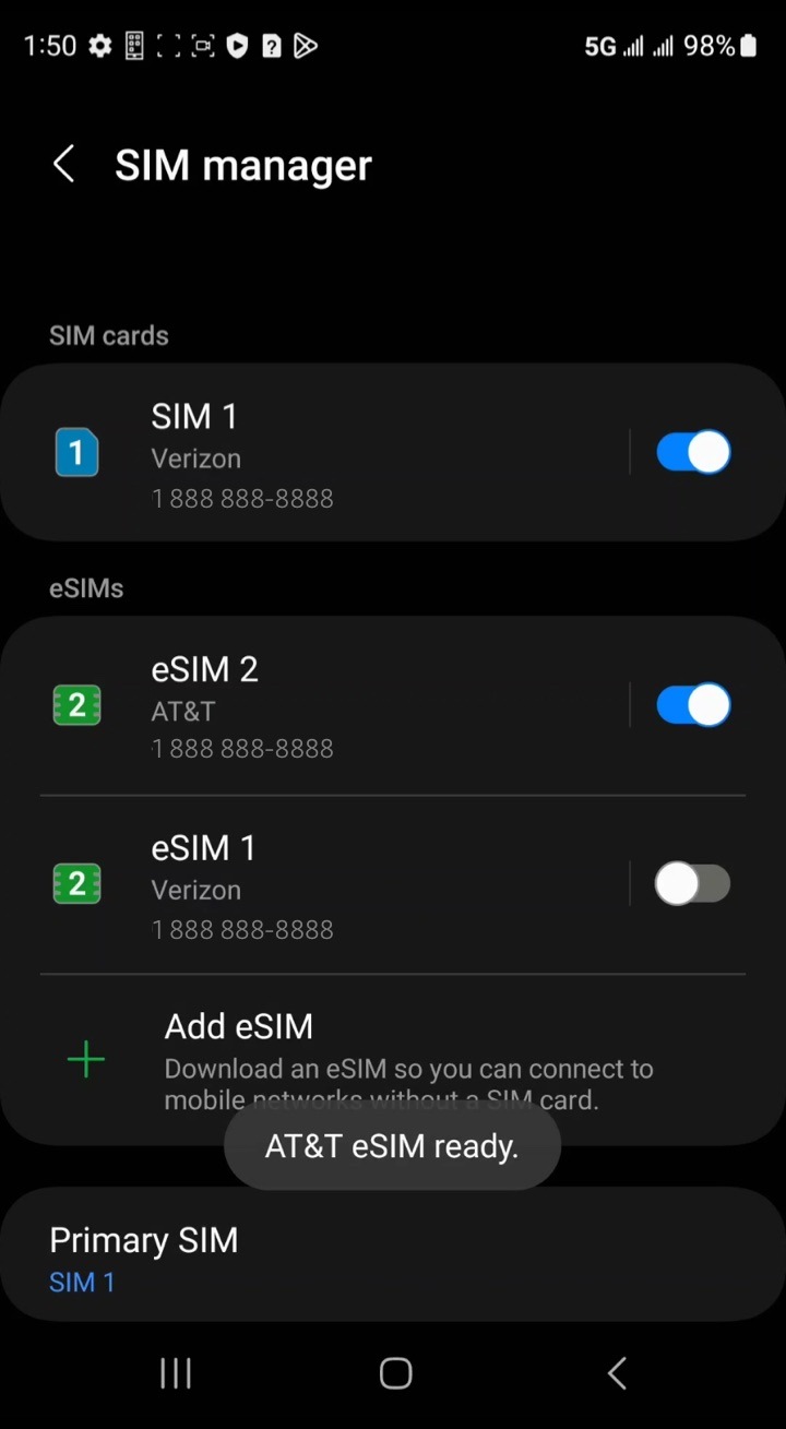 Dual SIM Phones | How to Configure pSIM and eSIM Devices | Samsung US