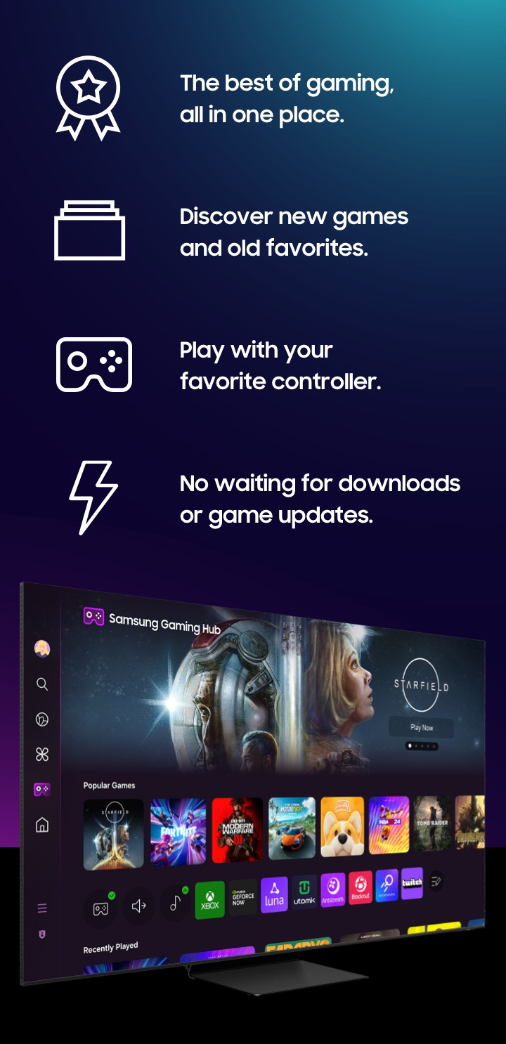 Samsung Gaming Hub | 2022 & Newer TVs | Samsung US