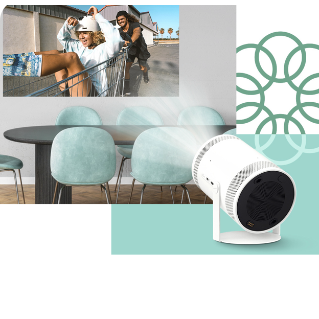 The Freestyle | Mini Portable Projector | Samsung US