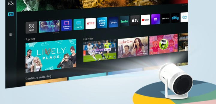 The Freestyle | Mini Portable Projector | Samsung US