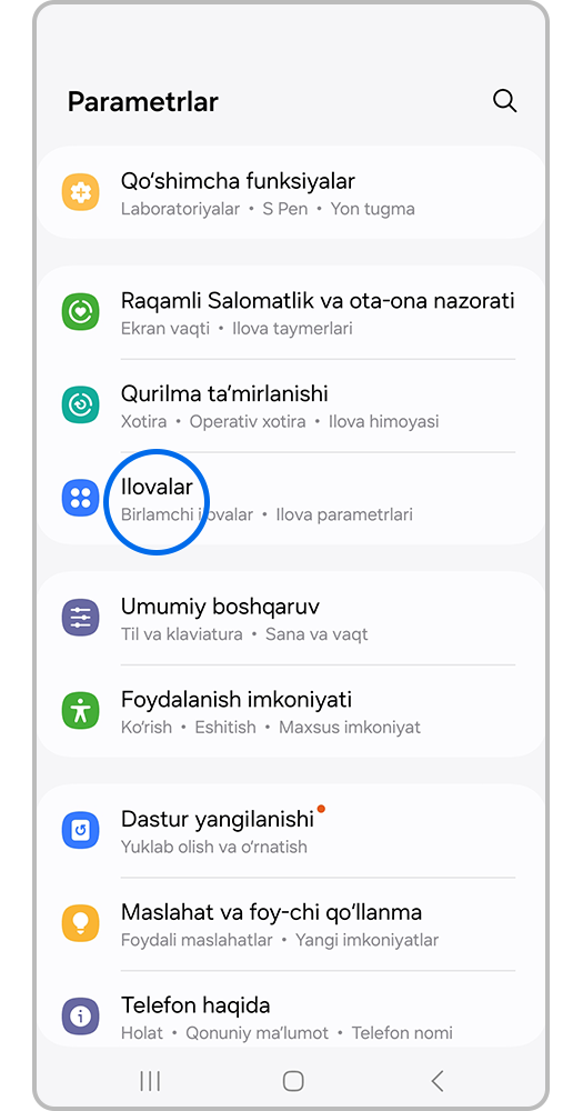 Ilovalarni Android ga qanday oʻrnatish kerak | Samsung Oʻzbekiston