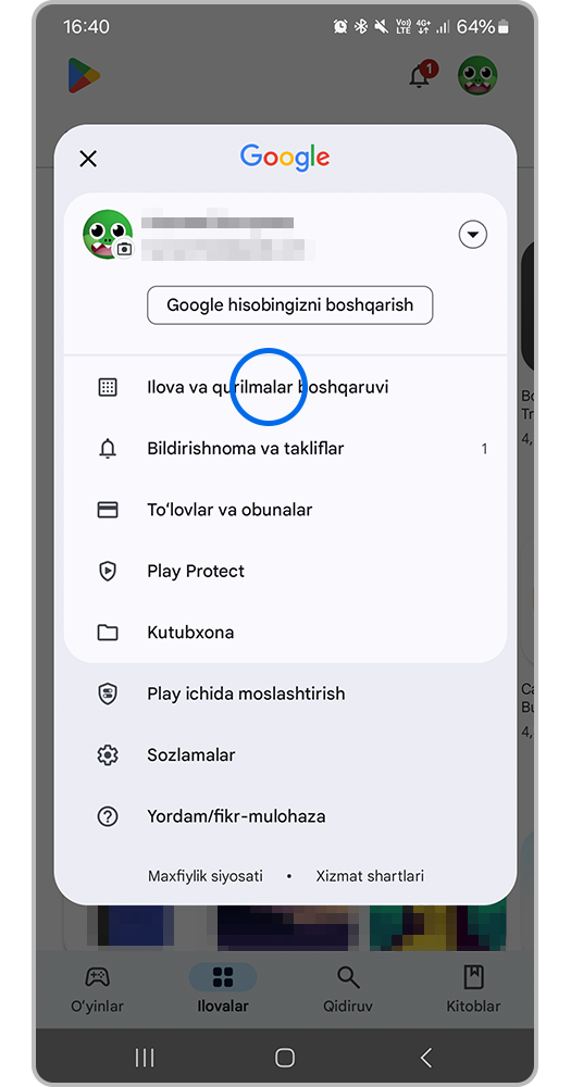Android uchun qanday ilovalar mavjud | Samsung Oʻzbekiston