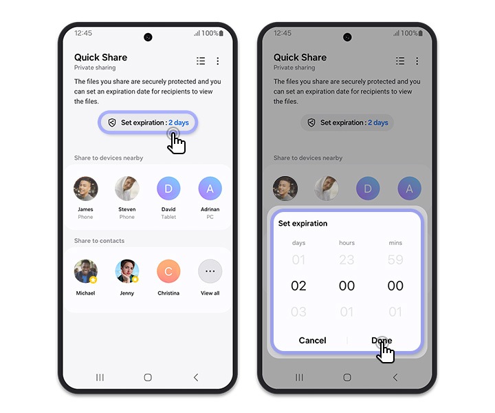 Quick Share | Ứng dụng & Dịch vụ | Samsung Việt Nam
