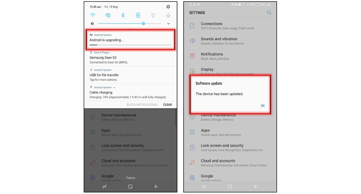 Galaxy S8: Software Update | Samsung South Africa Galaxy S8: Software Update | Samsung South Africa