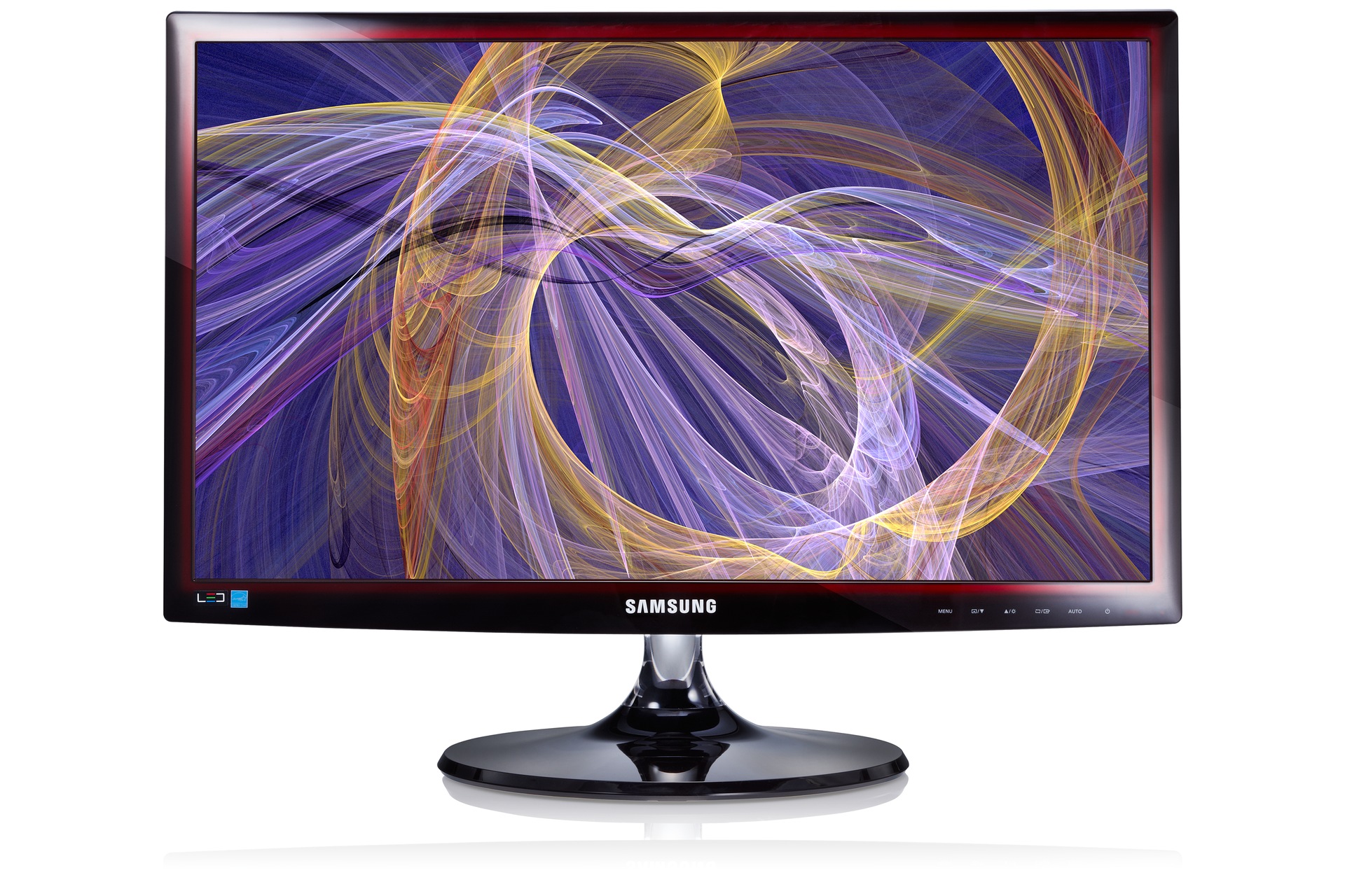 Wide Viewing Angle Monitor 24" mit elegantem rotem Rand | Samsung ...