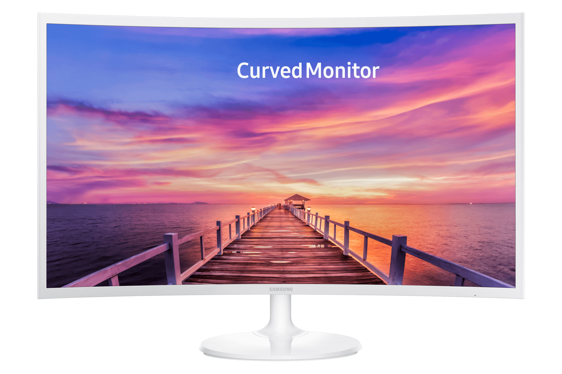 Monitor Curvo Samsung 32" FHD, HDMI, DP, branco, série CF391 | Samsung ...