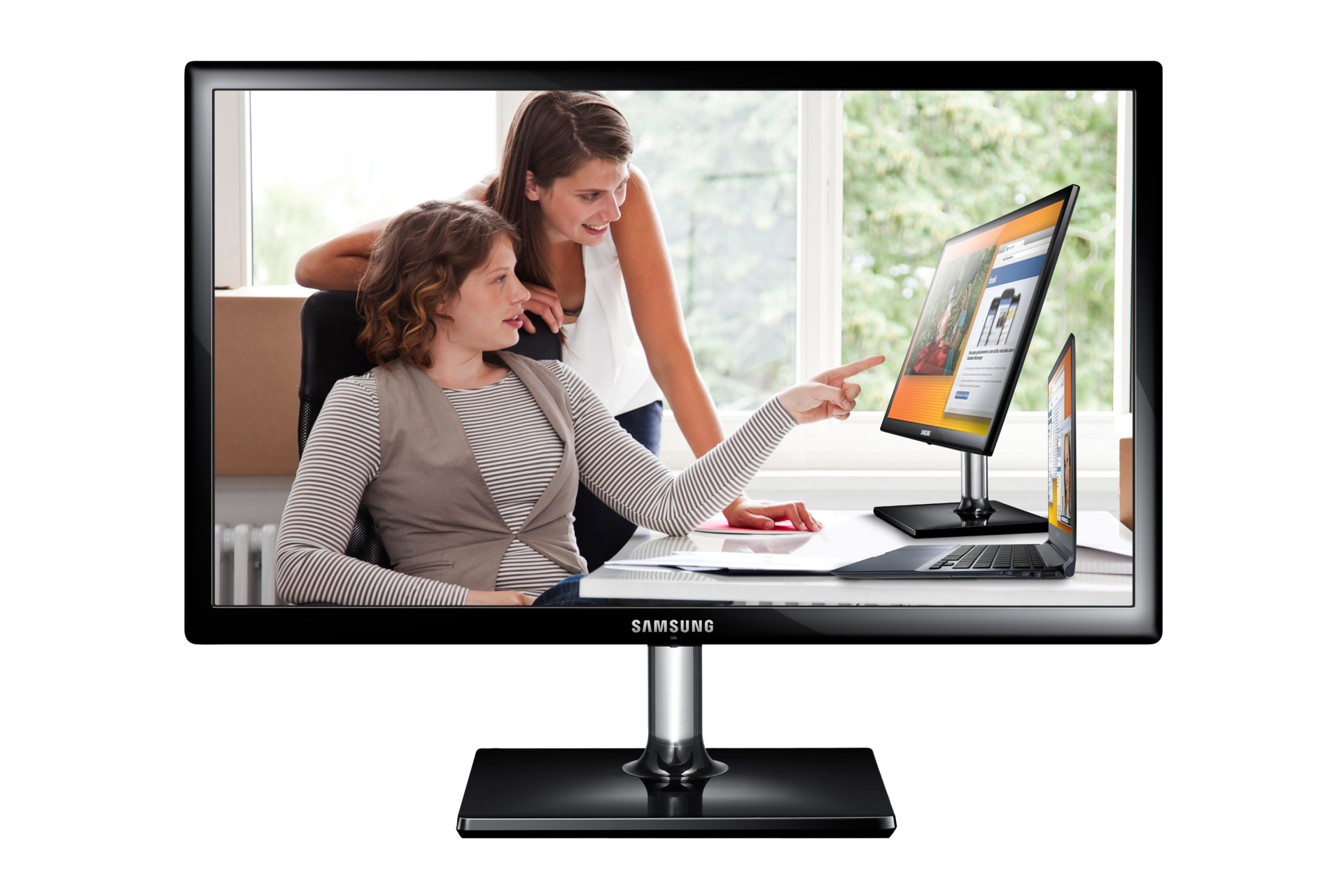 23" Monitor LED Dual View Full HD | Samsung Support BR