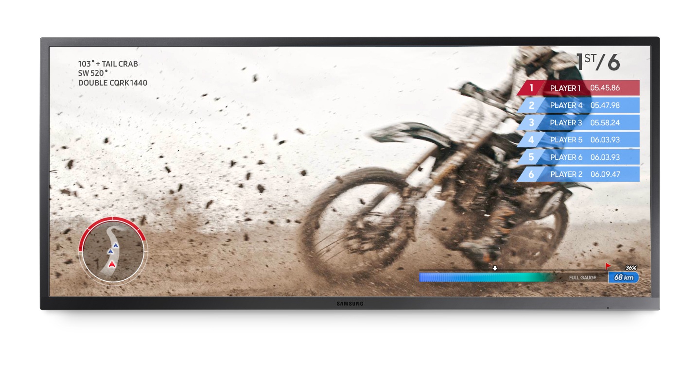 34" Ultra WQHD Monitor with 21:9 Wide Screen | S34J552WQN | Samsung CA