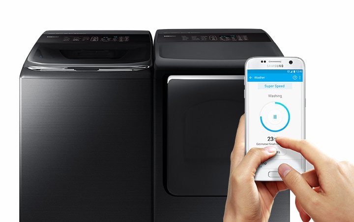 WA54M8750AV - Samsung Top Load Washer with Integrated Touch Controls ...