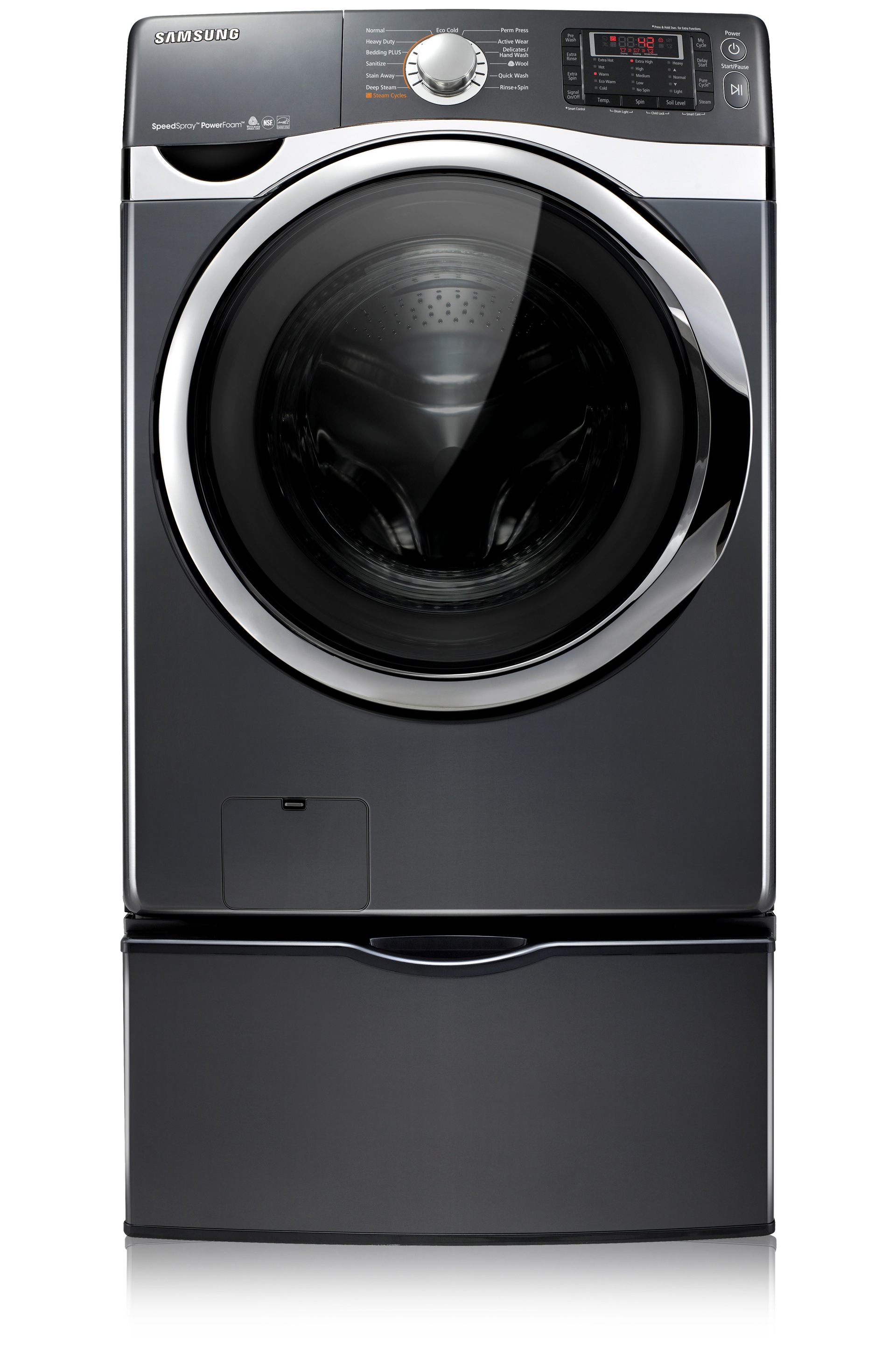 WF455ARGSGR - Laveuse à chargement frontal de 5,2 pi³, gris anthracite ...