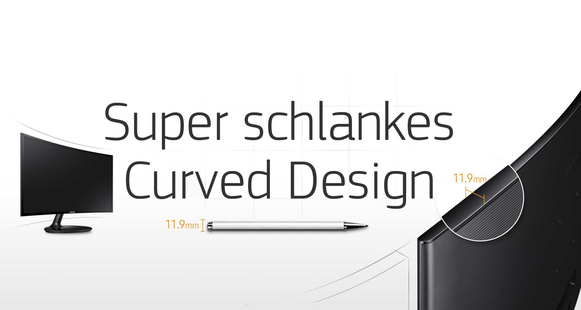 Samsung Curved Monitor LC27F390FHRXEN 68,5cm (27") @ playox.de