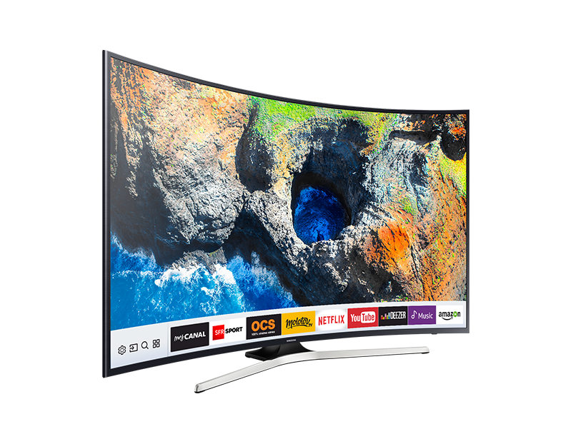 TV UHD 55'' MU6205, Ecran incurvé, Smart TV, 1400 PQI | Samsung FR