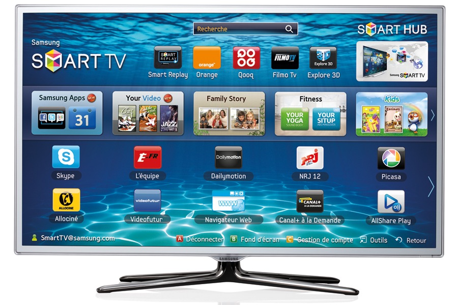 UE46ES6710/ZF, Slim LED 46", SMART TV, 3D | Assistance Samsung FR