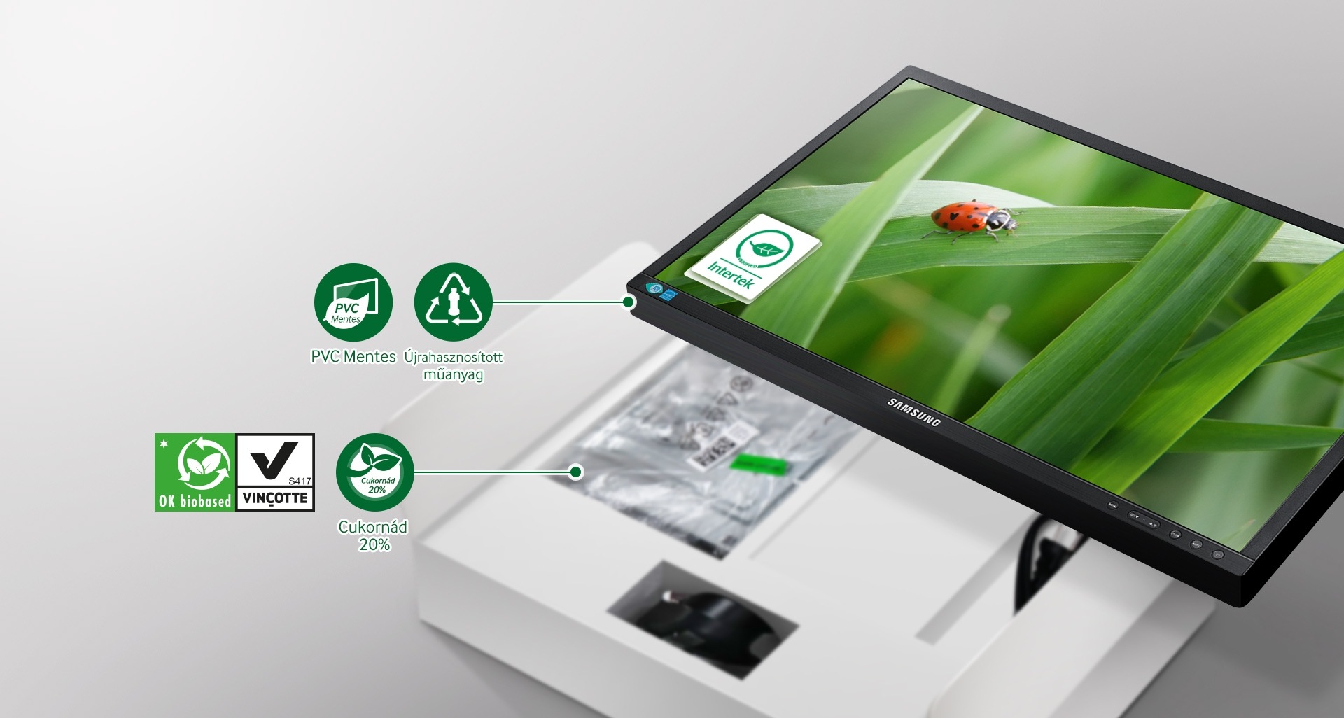 Samsung S24E650DW 24" Full HD LED monitor