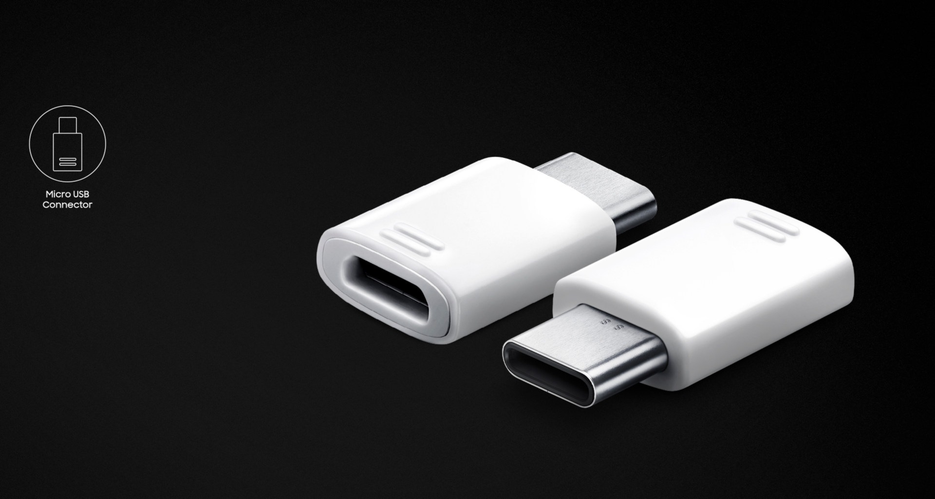 Samsung Convert USB Type-C to Micro USB - White| 2B Egypt
