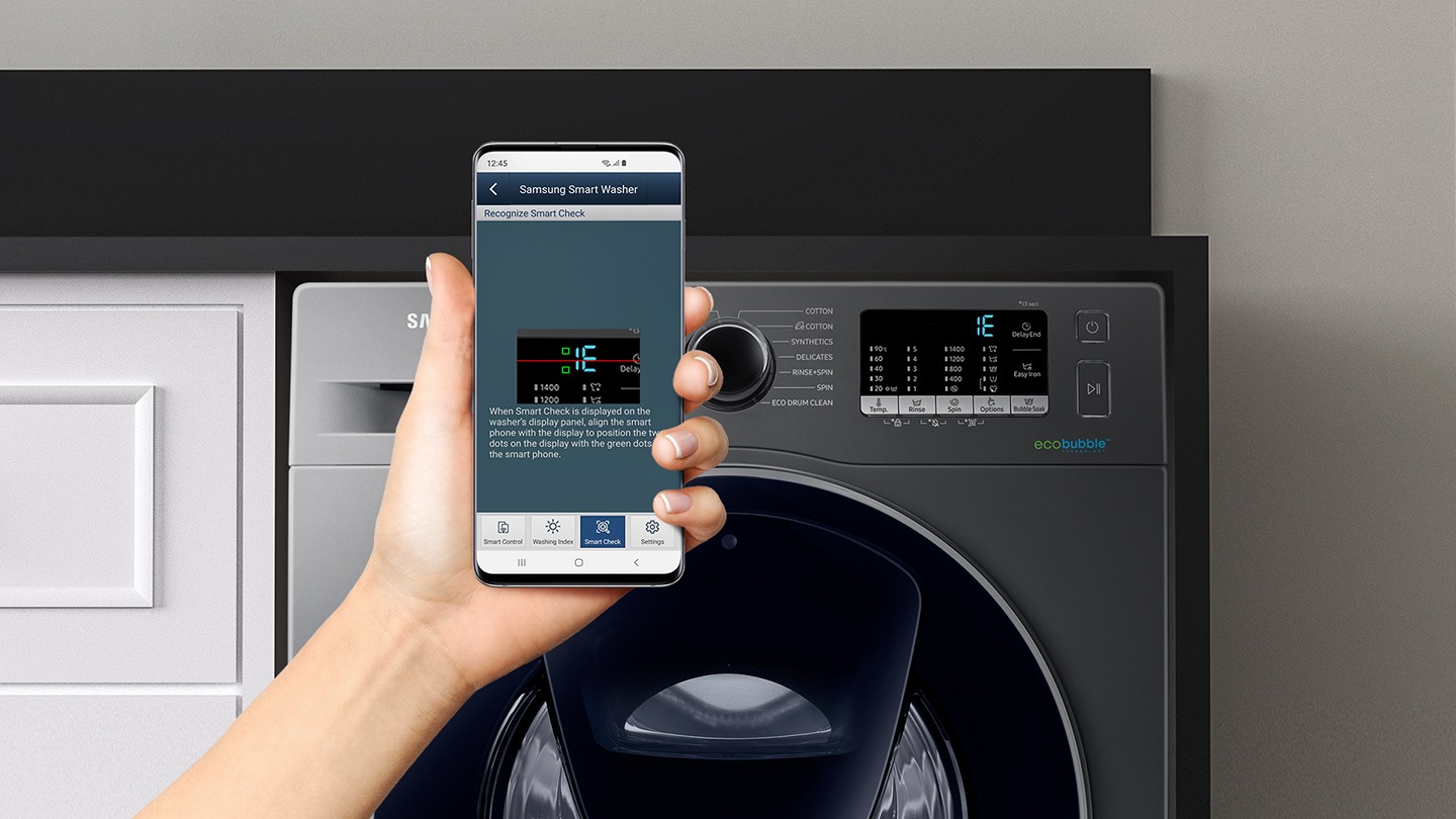 Samsung 8 Kg Front Loading Washing Machine with Steam Wash Add Wash Eco Bubble Technology WW81K54E0WW TL MerOePasalMerOePasal