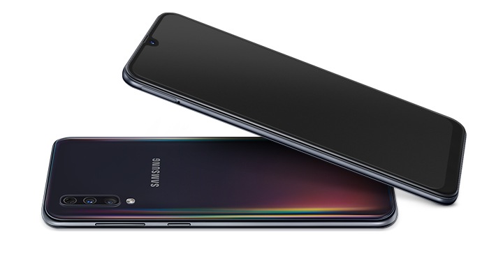 Galaxy A50, 128GB display Infinity-U in Blue | Samsung IT
