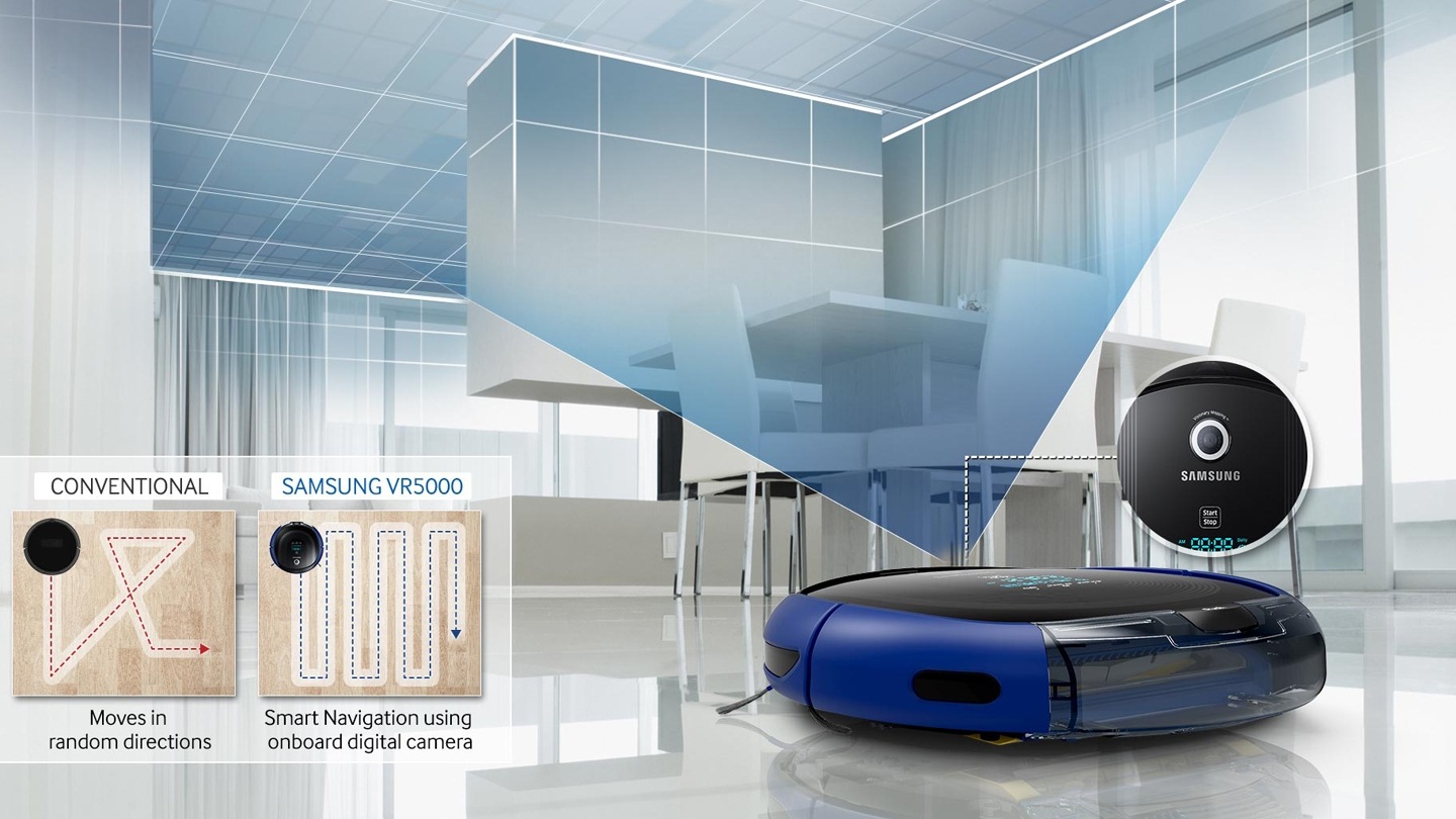 Aspirapolvere POWERbot™ VR5000 (Blue) | Samsung IT