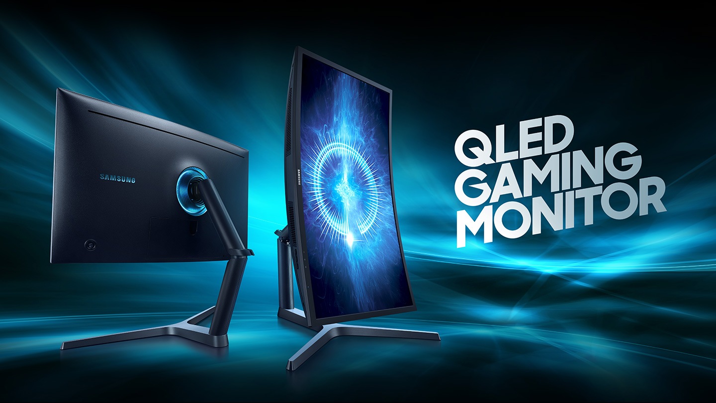 Samsung 27'' HG70 Curved 2K 144Hz QLED HDR Gaming Monitor ...