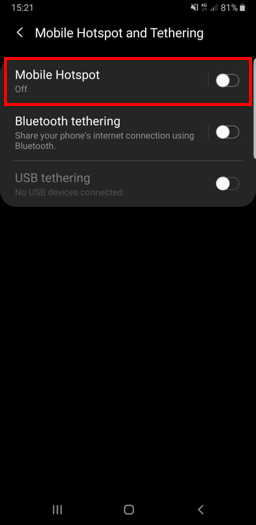 Galaxy S10 Series How To Use The Mobile Hotspot And Wifi Sharing