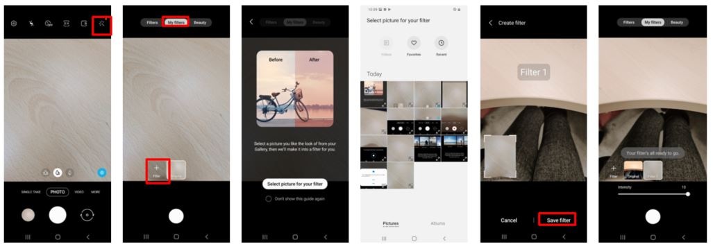 Galaxy S20 Series: How to create Camera Filters? | Samsung Support Gulf