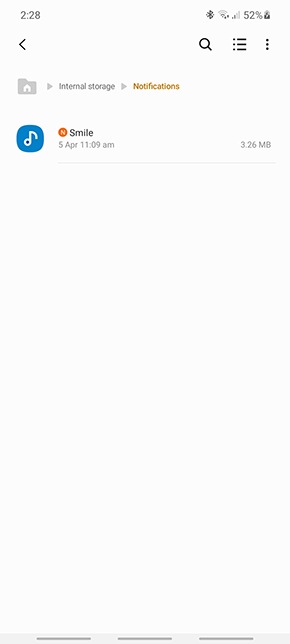 Moving Audio Files into the Notification Folder on my Samsung Phone ...