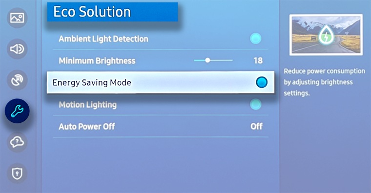 Reduce Energy Consumption of your Smart TV | Samsung Support Australia