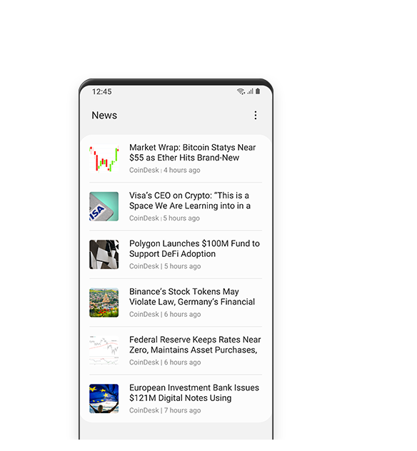 Samsung Blockchain | Apps & Services | Samsung CA