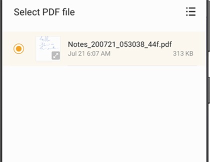 Import and export PDFs with Samsung Notes on your Galaxy Note20 5G ...