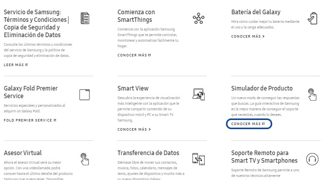 ¿Cómo encontrar contenido de ayuda para tu producto Samsung? | Samsung ...