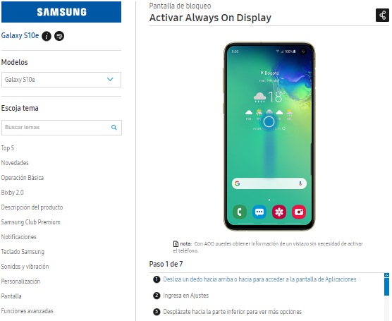 ¿Cómo encontrar contenido de ayuda para tu producto Samsung? | Samsung ...