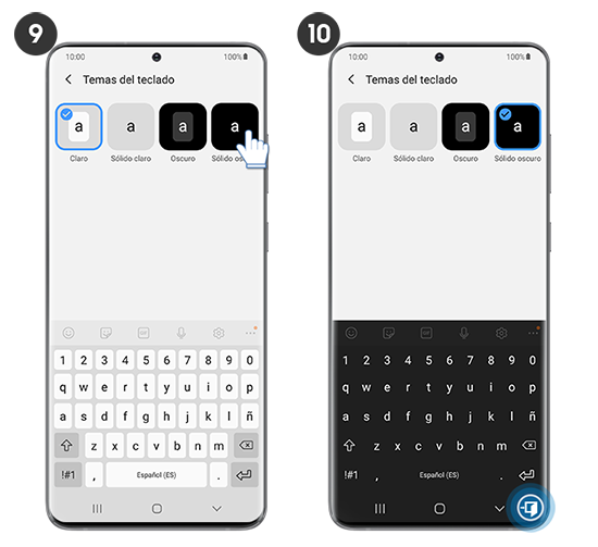 Galaxy S20 - ¿Cómo cambiar el tema del Teclado Samsung? | Samsung ...