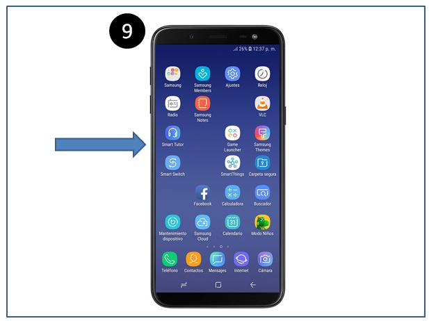 Galaxy J6 - ¿Cómo cambiar el diseño de la pantalla de inicio? | Samsung ...